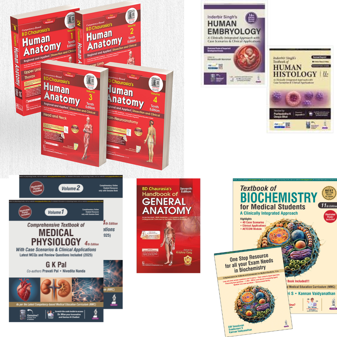 Simplified Learning for 1st Year MBBS Easy to read Textbooks KIT 2 ...