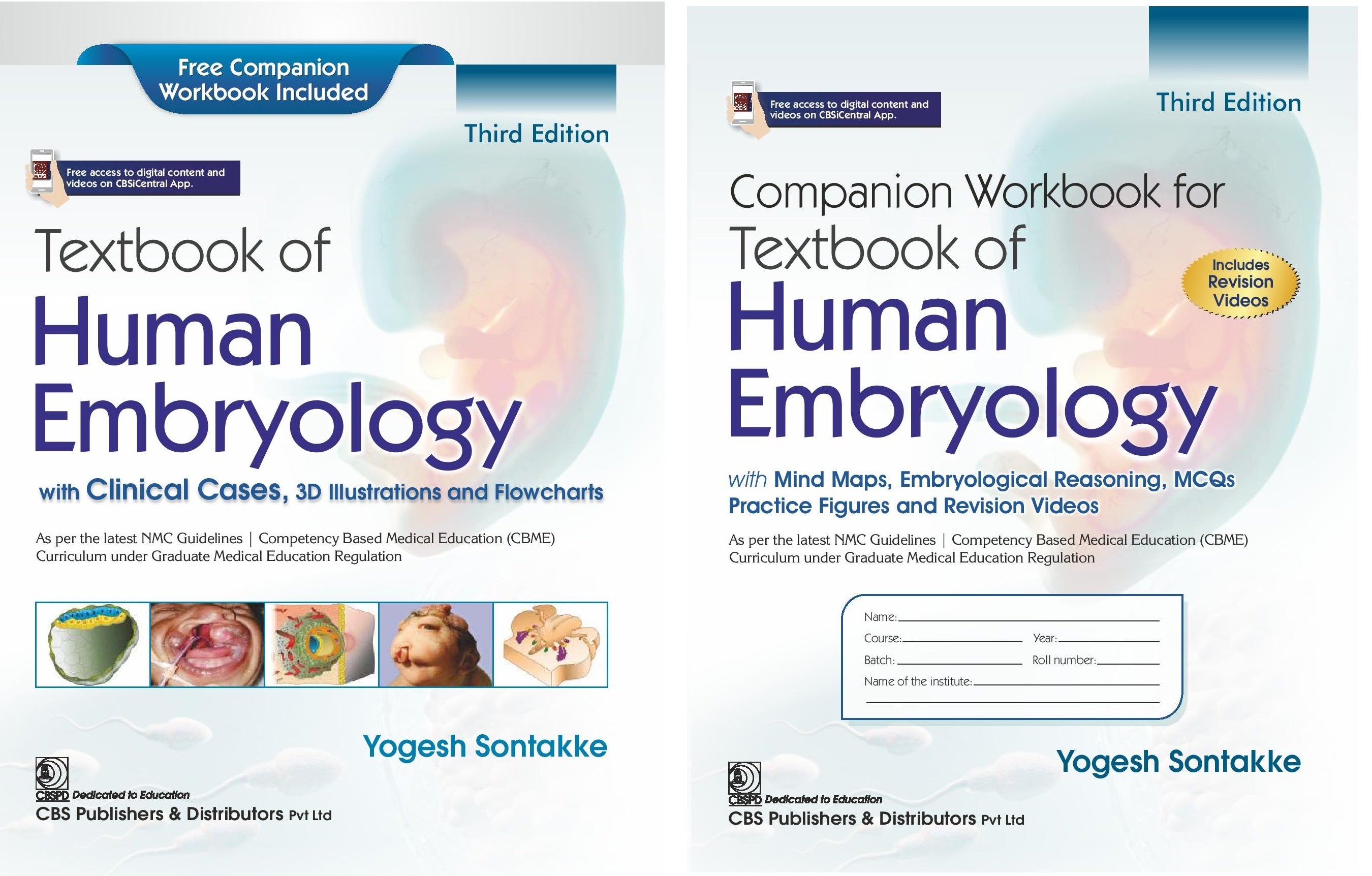 Textbook of Human Embryology 3/e by Yogesh Sontakke – DNAMART.IN